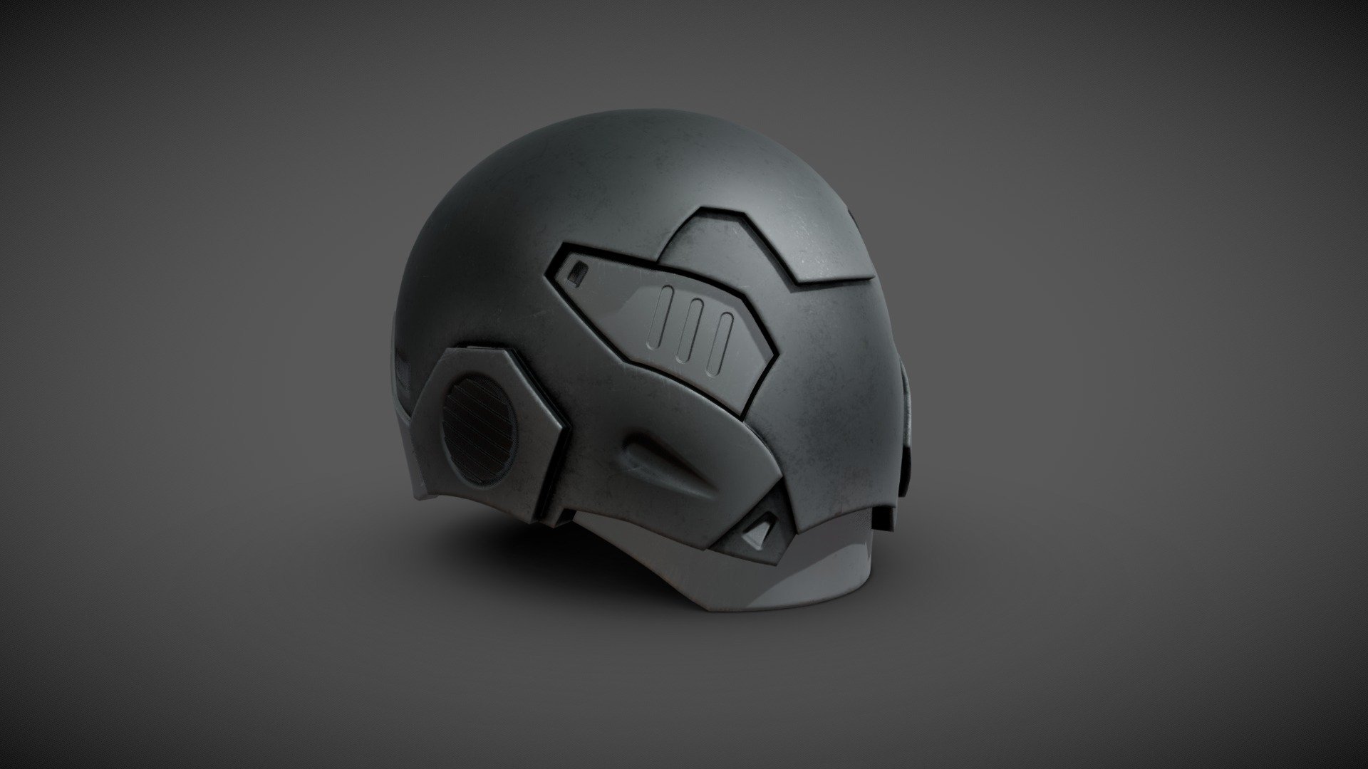 Black helmet 3 - Download Free 3D model by 3DWorkbench [dfccf55 ...