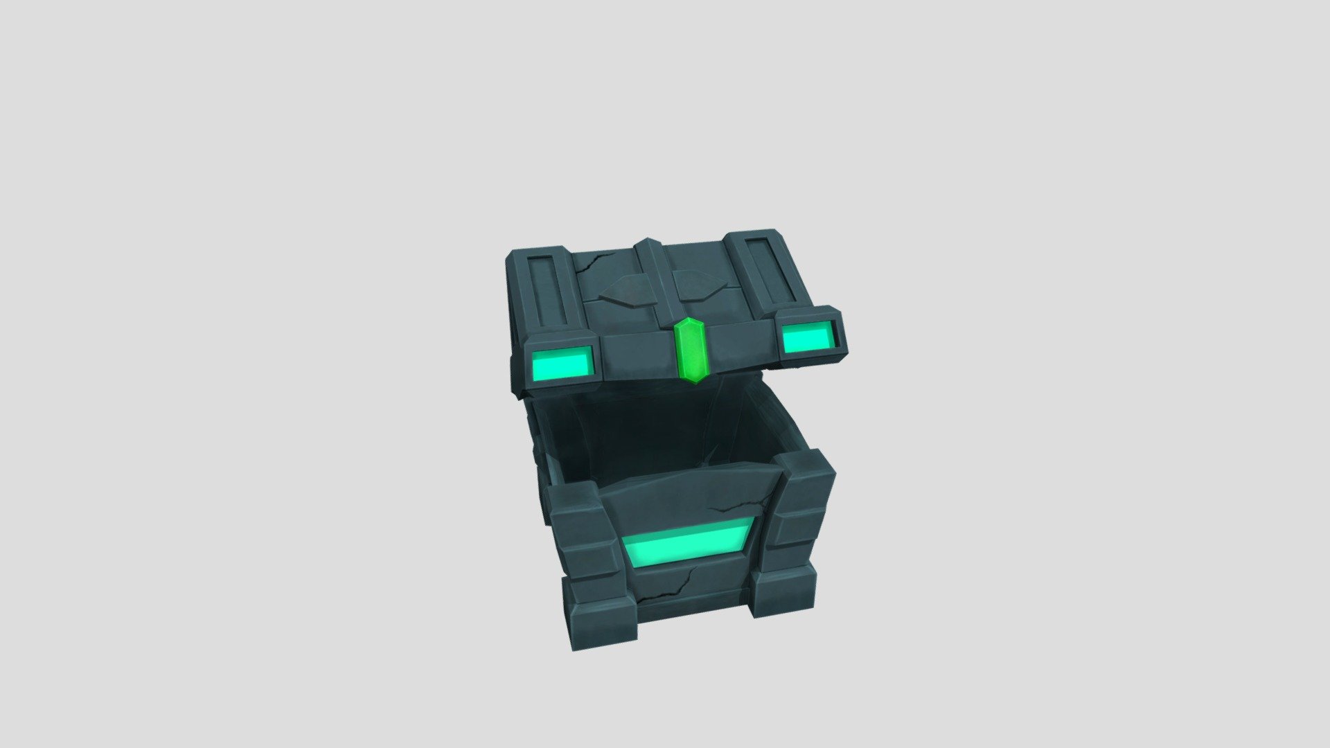Code Fast.Think Fast.Rise High The Lost Chest - Download Free 3D model ...
