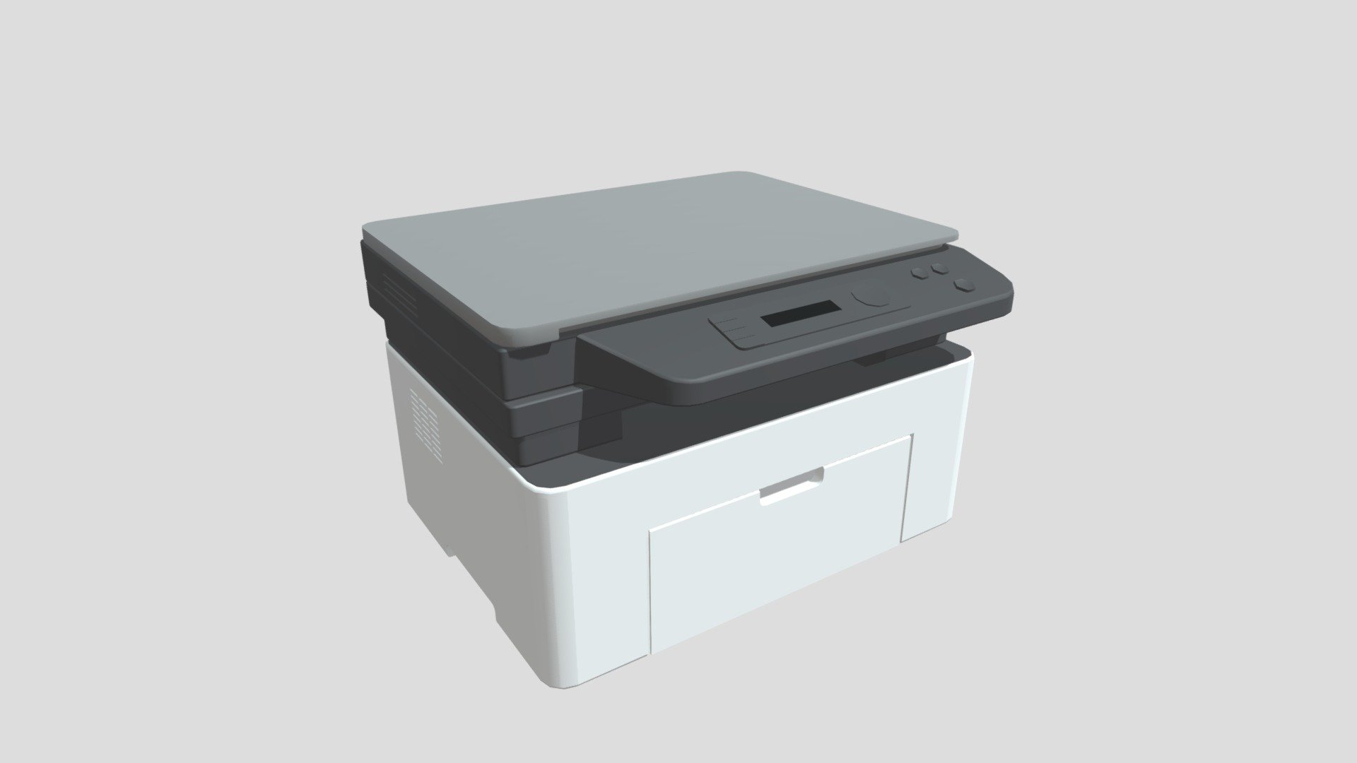 Lowpoly printer HP Laser MFP 135w - Download Free 3D model by ...