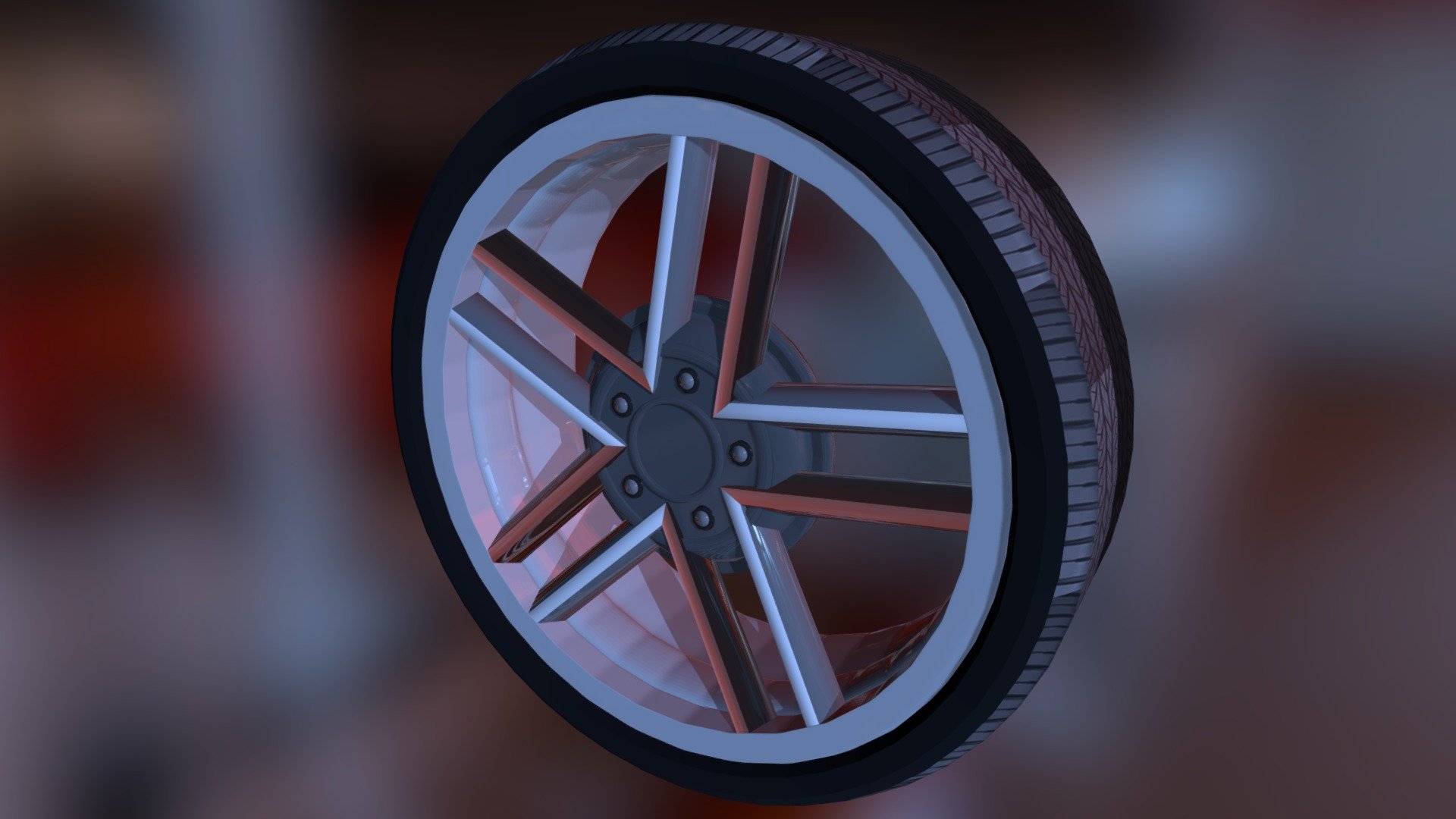 car alloy wheel - Download Free 3D model by Helindu [dfce6fc] - Sketchfab