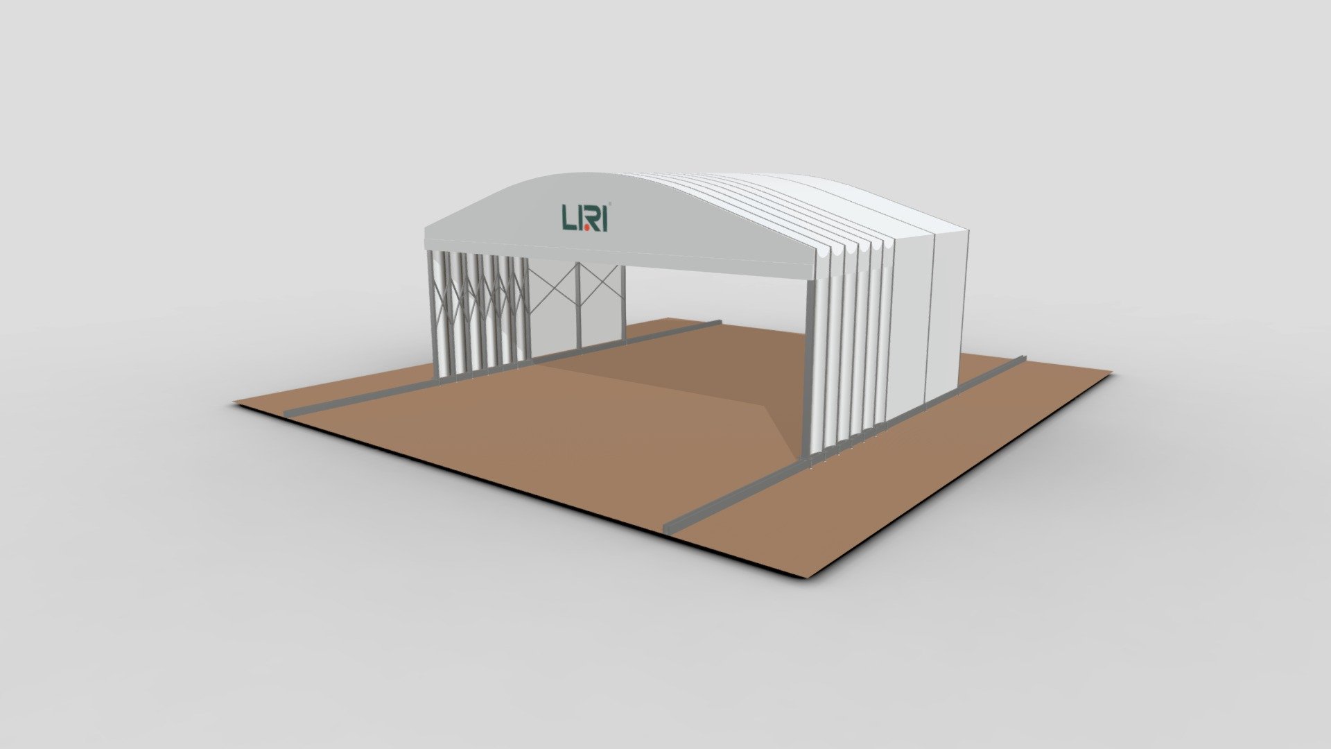 Retractable Tunnels Tent - 3D model by LiriTent [dfcf16c] - Sketchfab