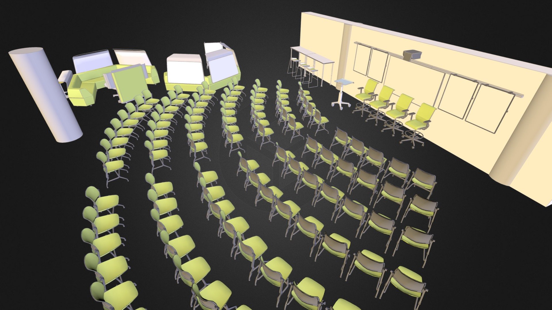 Event Forum 1 - 3D model by Steelcase [dfd0795] - Sketchfab