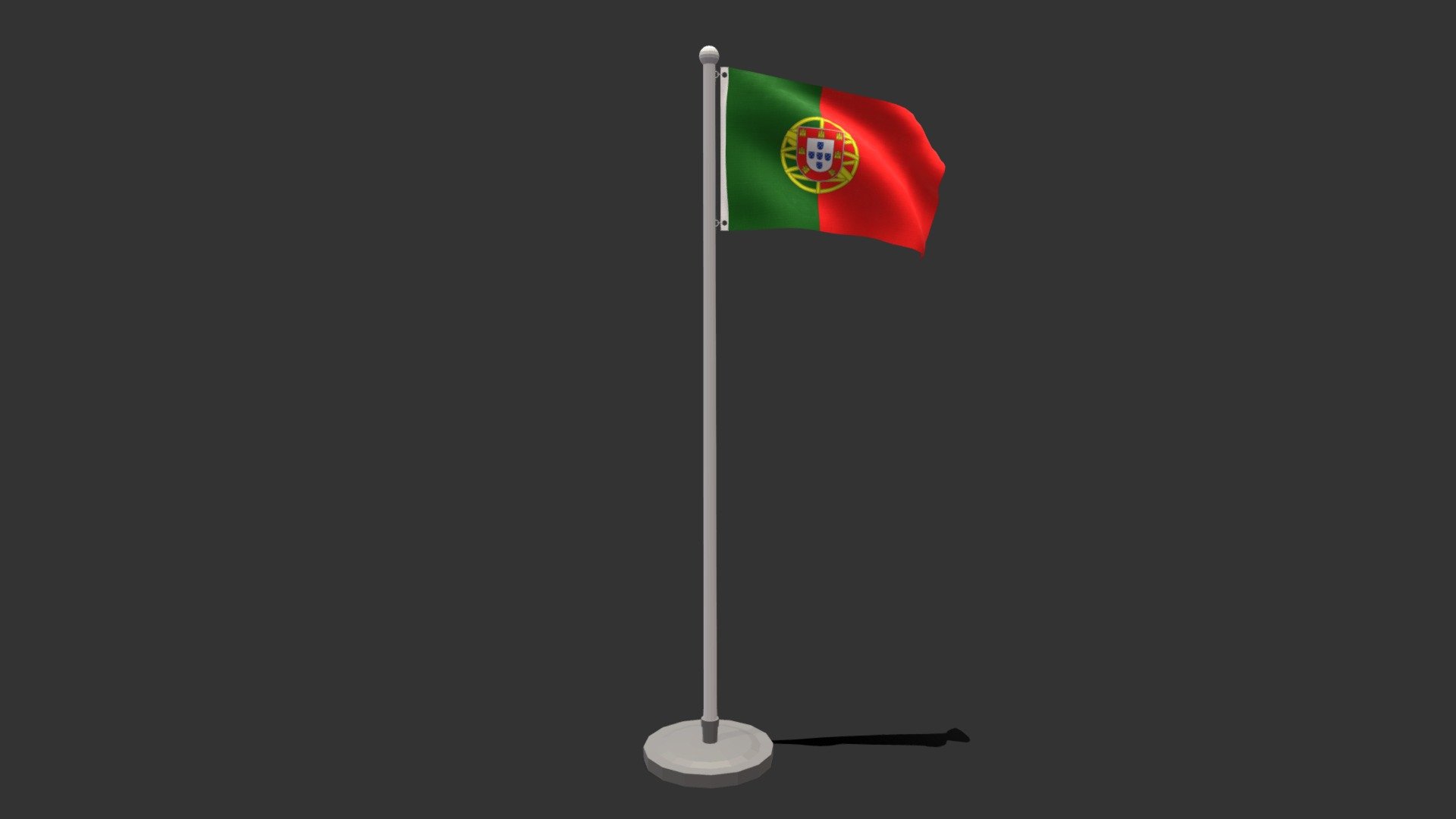 Low Poly Seamless Animated Portugal Flag - Buy Royalty Free 3D model by ...