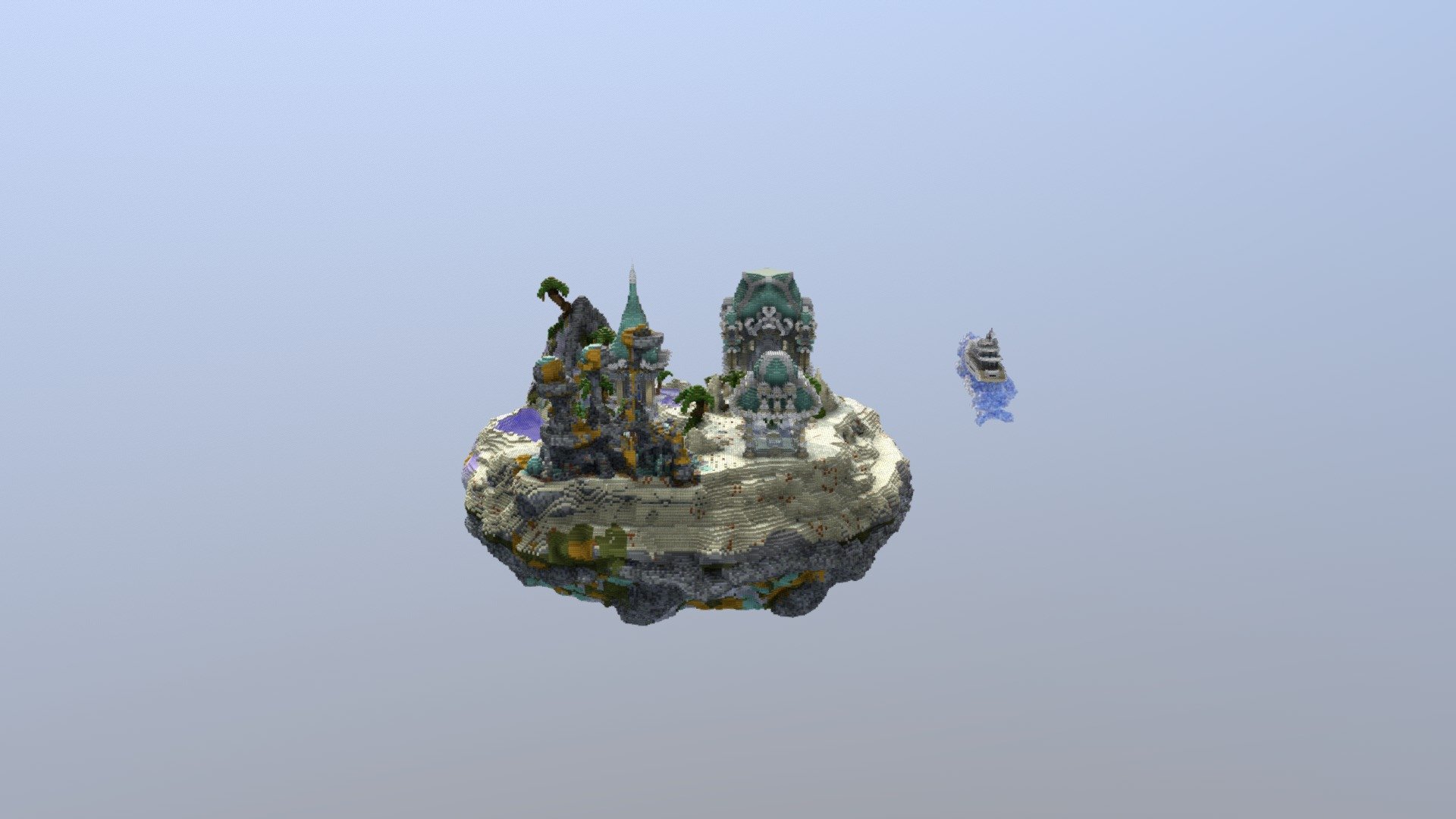 Summer Island Hub/Spawn - 3D model by noteaforyou [dfd6fc1] - Sketchfab