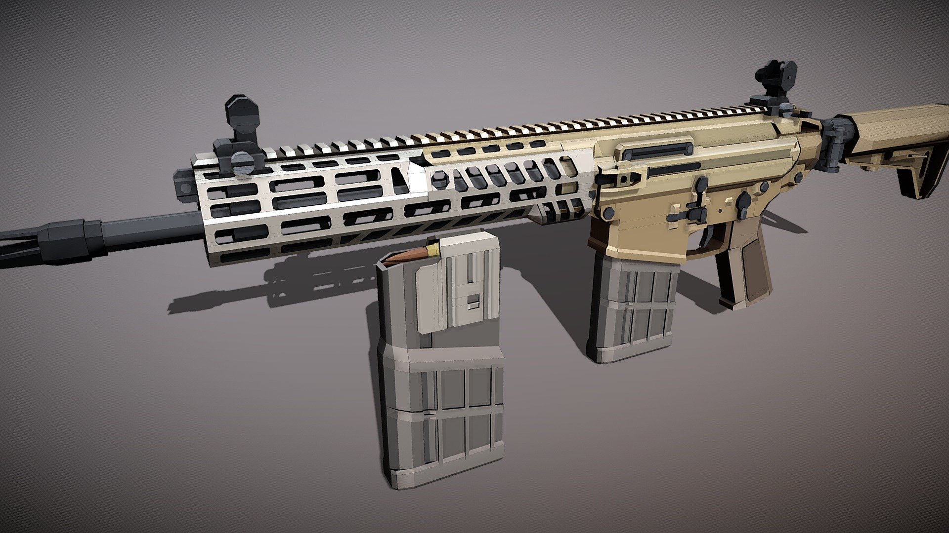 Low-poly MCX SPEAR/XM7 - 3D model by soret15 [dfda156] - Sketchfab