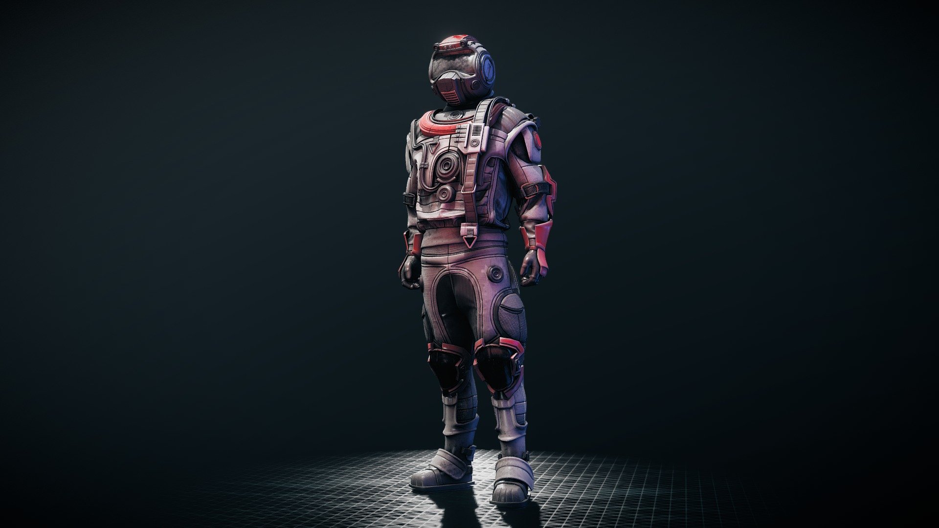 Skydiver Spacesuit - 3D model by wa_rouk [dfda22f] - Sketchfab