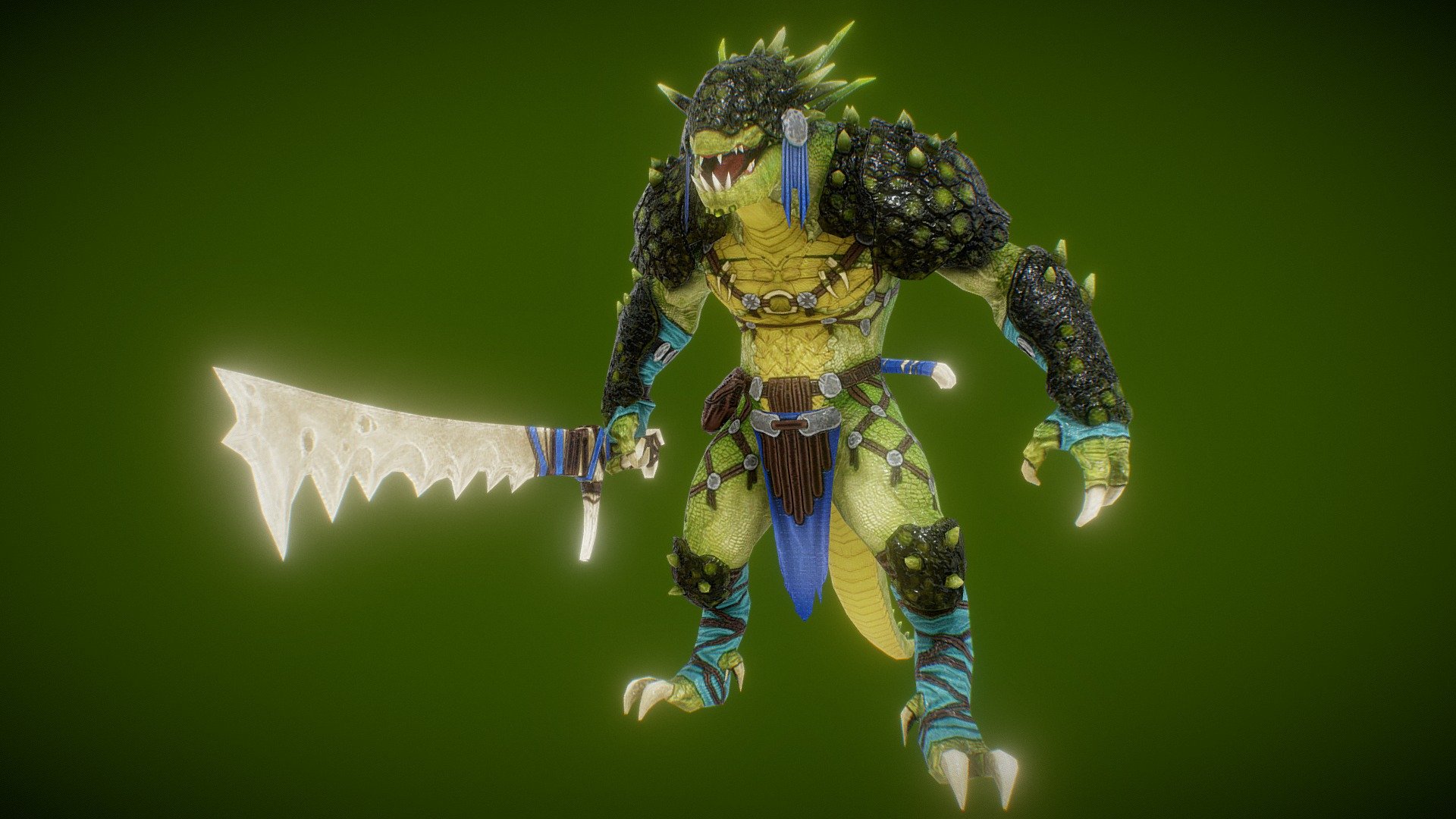 Lizardmen - Buy Royalty Free 3D model by Luna Studio (@StudioLuna ...