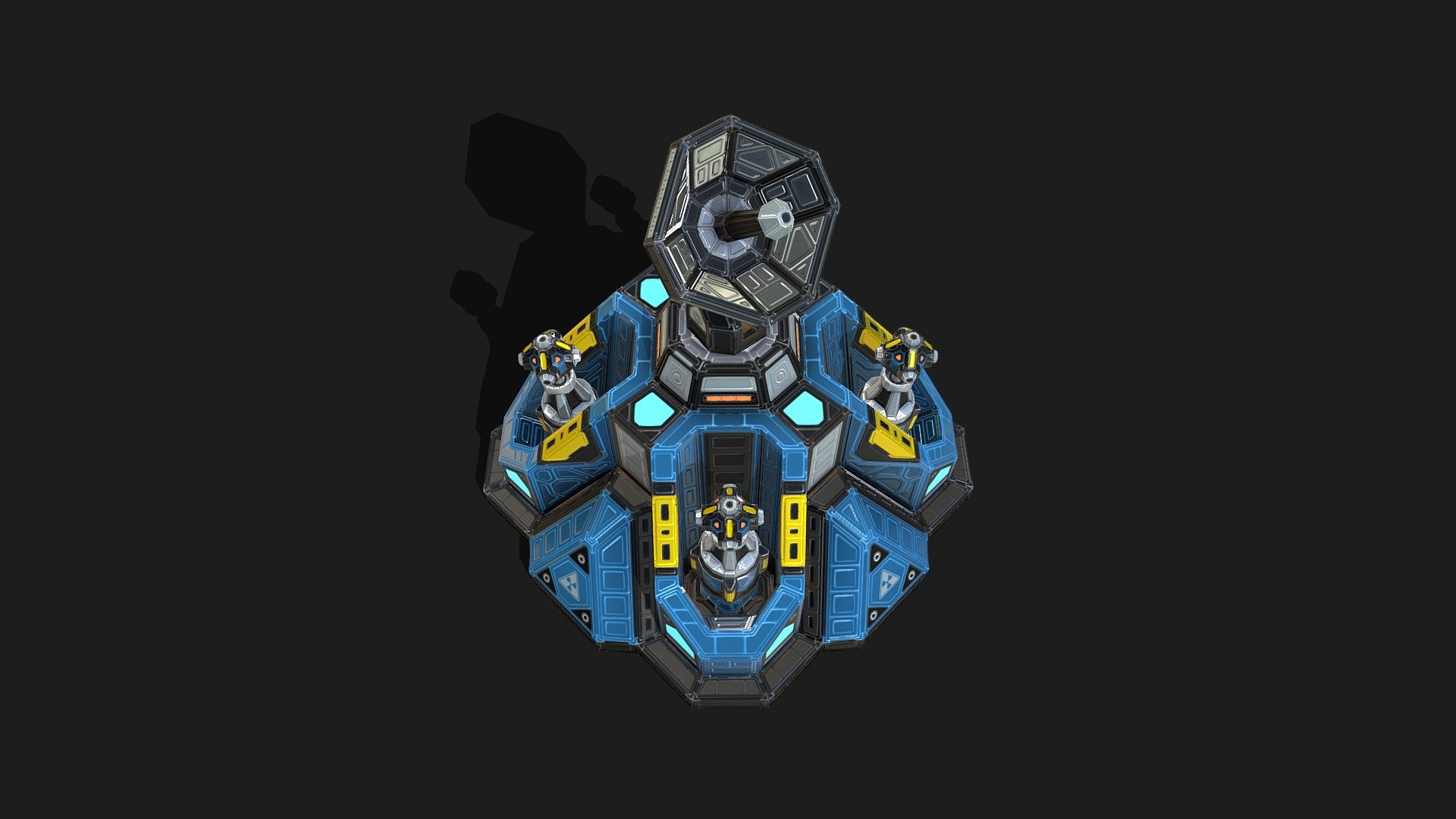 xWar: Anti Nuke System - 3D model by Miguel Beckers (@miguelbeckers ...