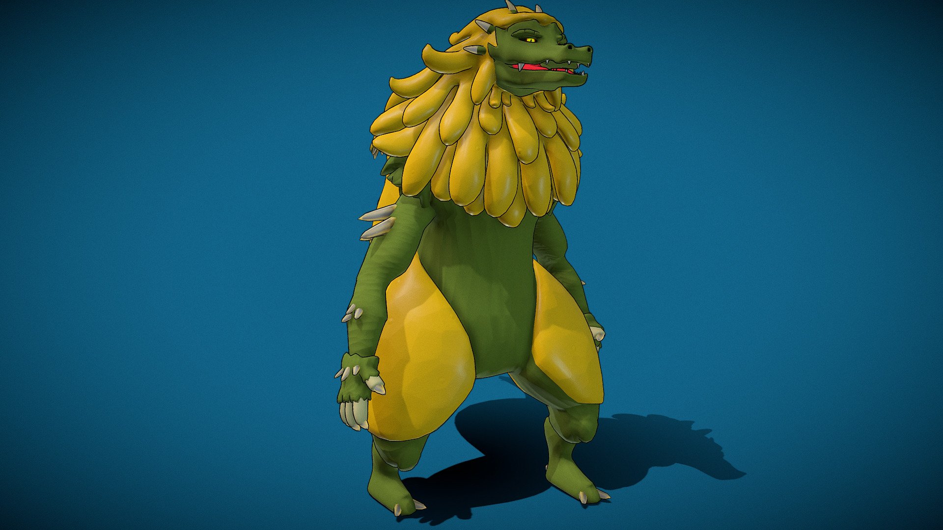 Crocomom - 3D model by alexthebear [dfdd618] - Sketchfab