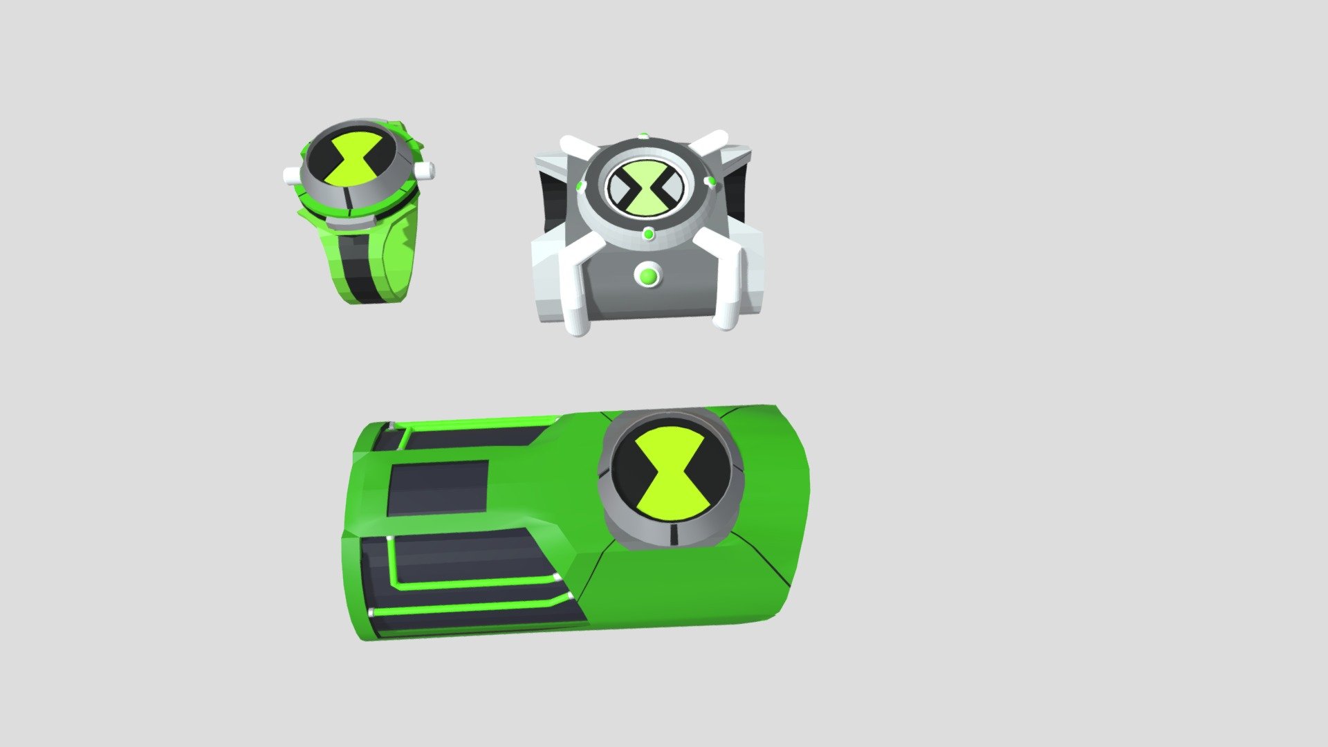 all omnitrix version - 3D model by Каирка (@hinakaer) [dfde574] - Sketchfab