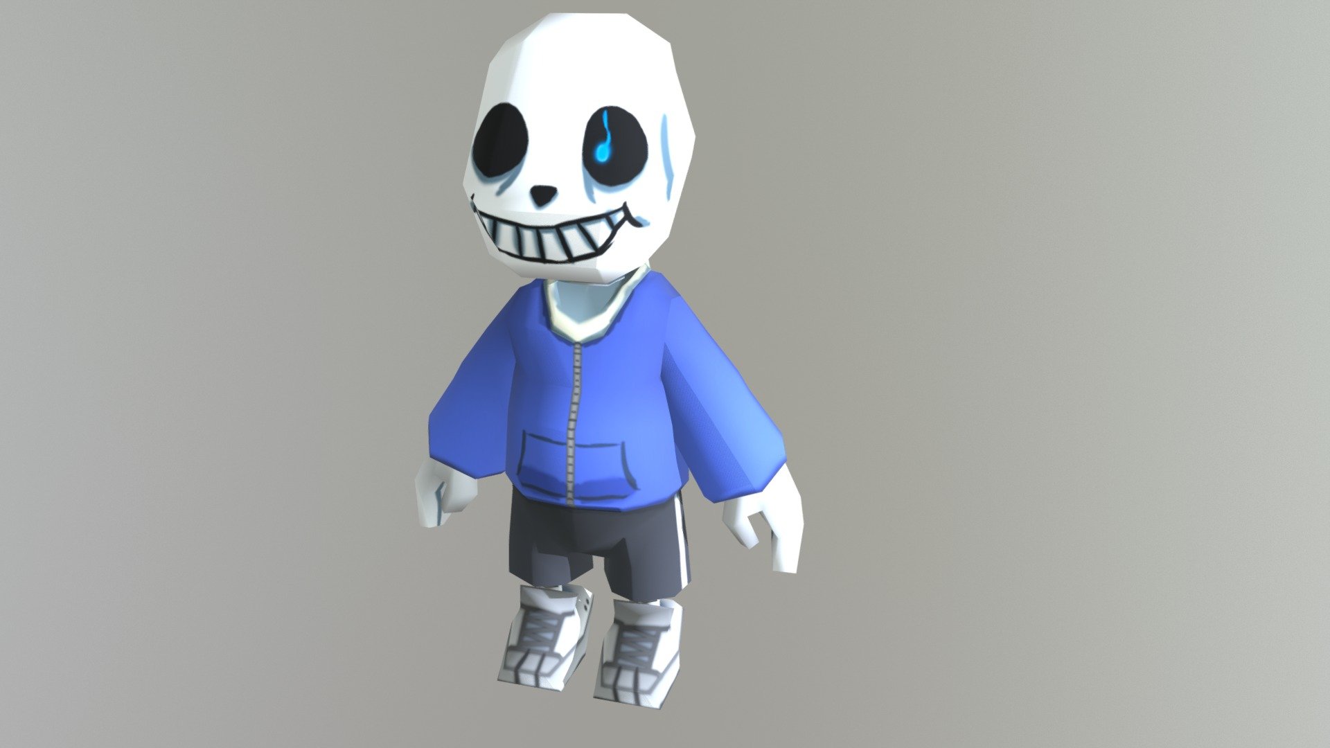 Sans - 3D model by UrbanFoxGamer [dfdf0eb] - Sketchfab