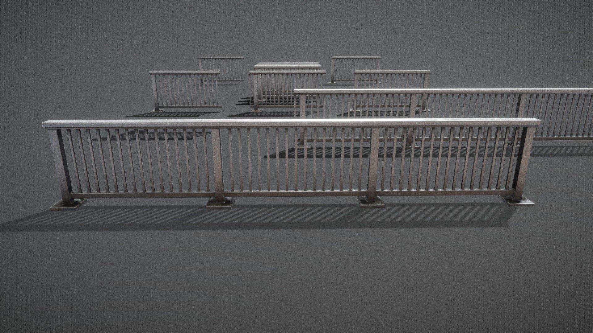 Bridge Railing [2] (Remastered) - Buy Royalty Free 3D model by VIS-All ...