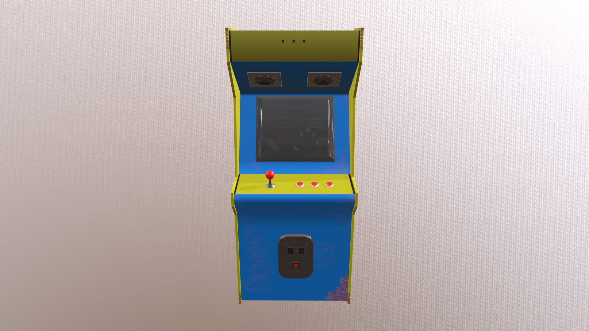 Arcade Cabinet - 3D model by figz [dfe10e6] - Sketchfab