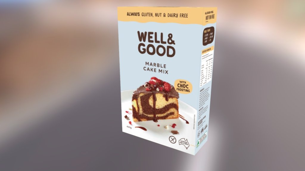Marble Cake - Well and Good - 3D model by wellandgoodfoods [dfe1a6f ...
