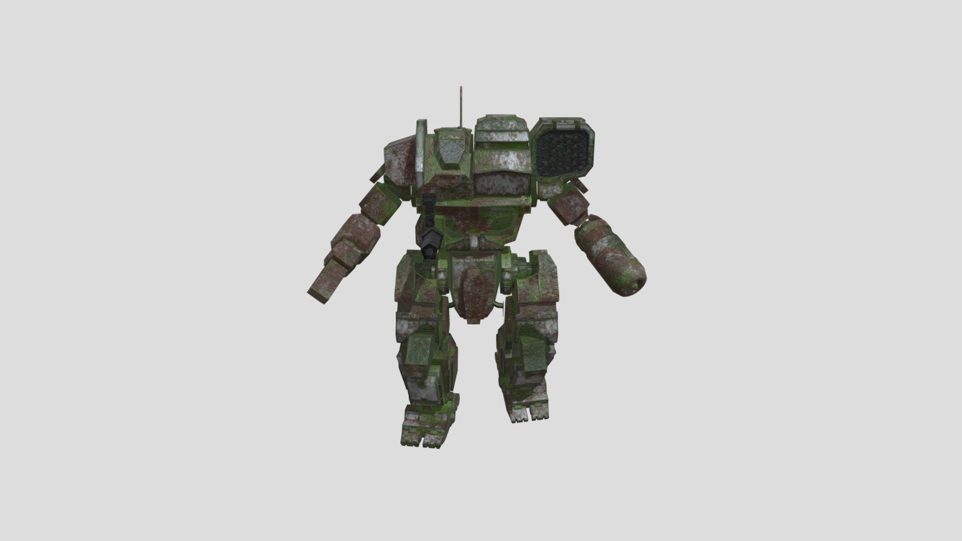 Abandoned Mech - 3D model by Akshay Deo (@akshaydeo7) [dfe1d00] - Sketchfab