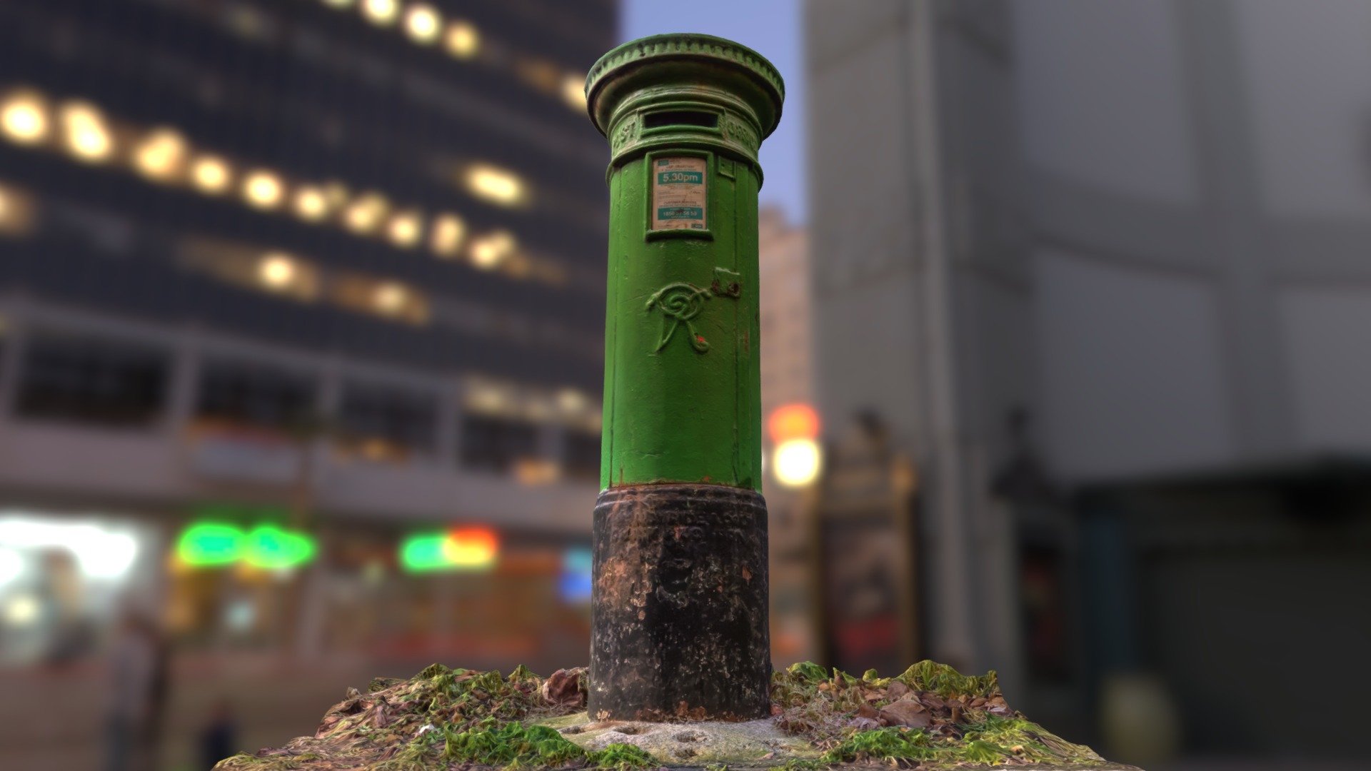Victorian public letterbox, Dublin, IE - 3D model by ...
