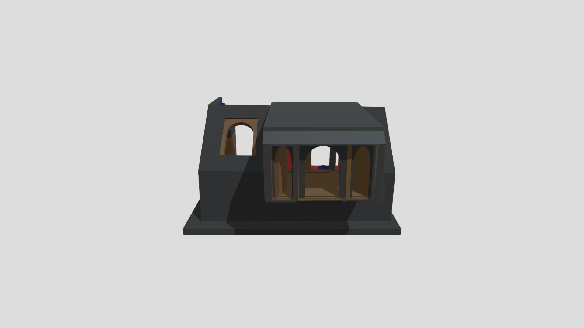 Block out knight room - 3D model by Piendepotvis [dfe2707] - Sketchfab