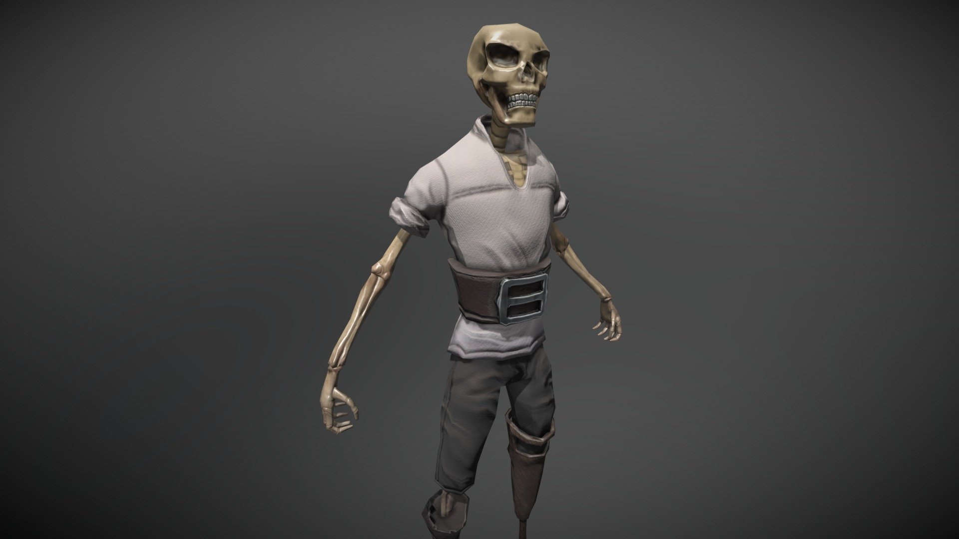 Skeleton t pose - 3D model by Clement.Cresson [dfe3f04] - Sketchfab