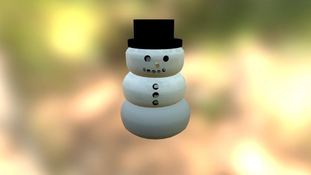 Snowman2 - 3D model by amber.craven.1 [dfe41da] - Sketchfab