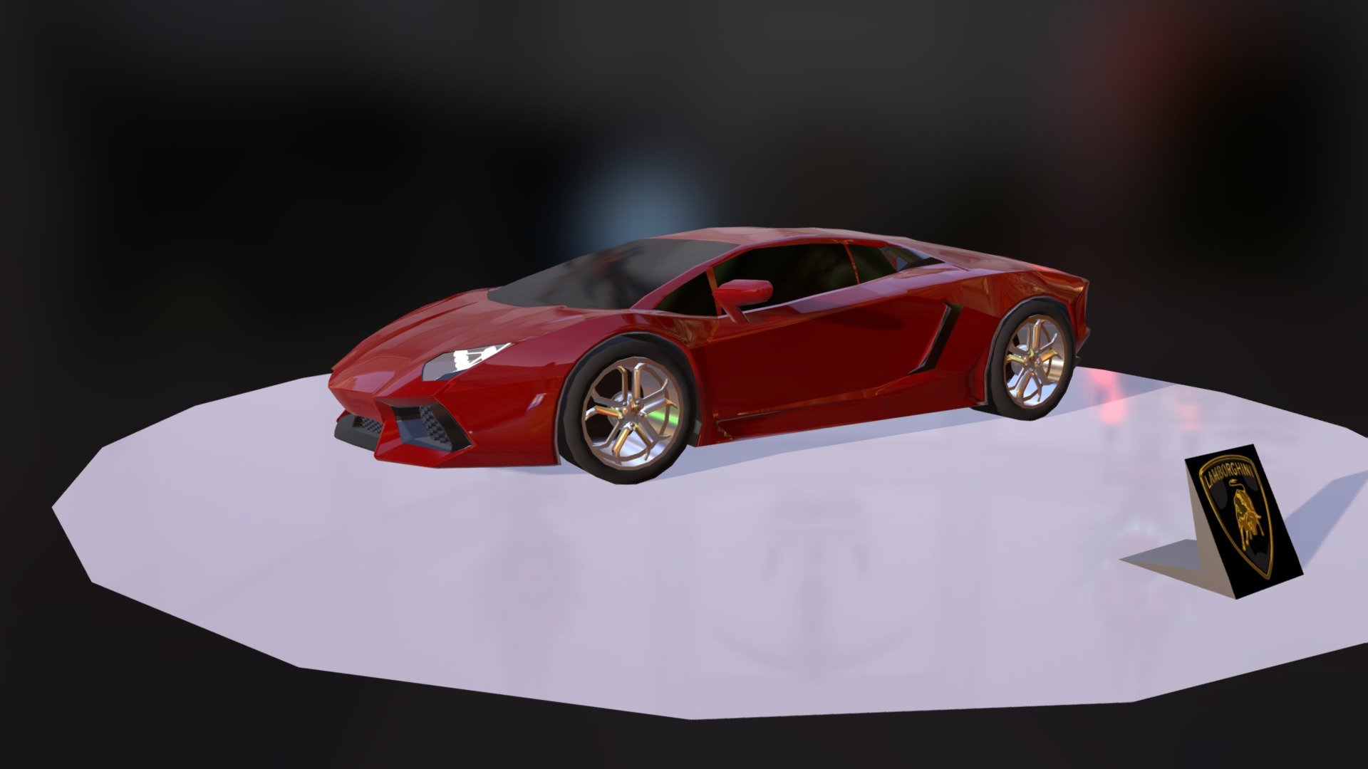 Lamborghini Aventador 2.0 - 3D model by Piotr (@piotr2001) [dfe6ecd ...