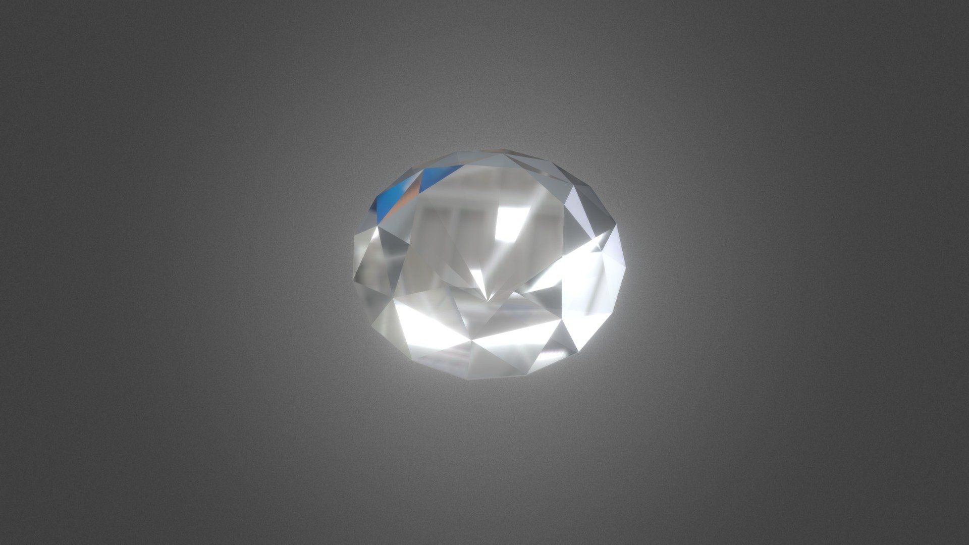 Diamond Low-poly 3D model - 3D model by Ayse35 [dfe83db] - Sketchfab