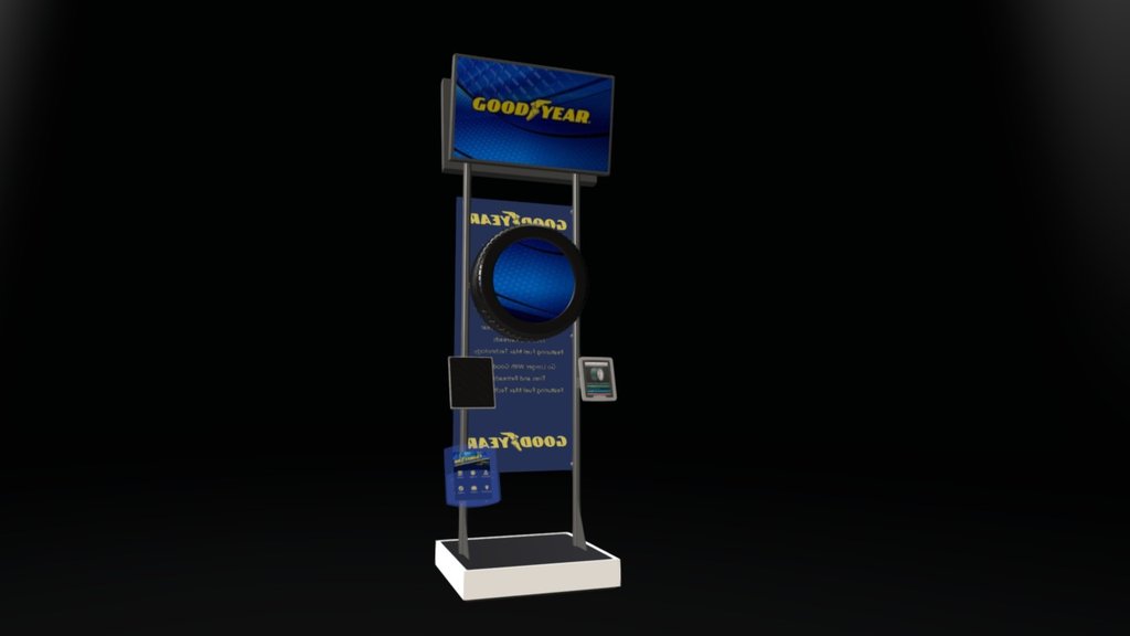 COMM TRUCK TIRE STAND A - 3D model by Communication Exhibits, Inc ...