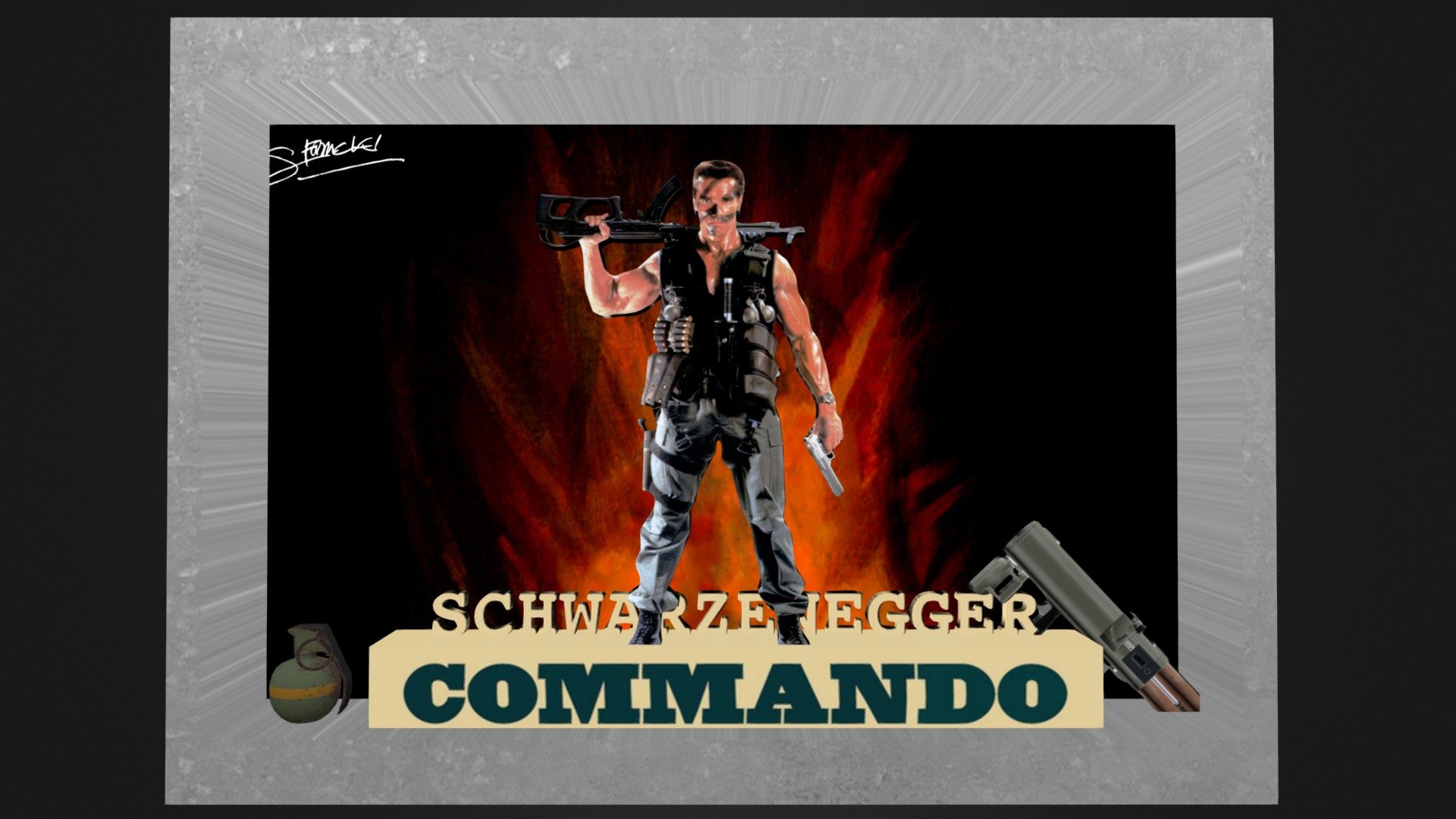 Commando cadre 3D - 3D model by Art-Conan [dfe8a9b] - Sketchfab