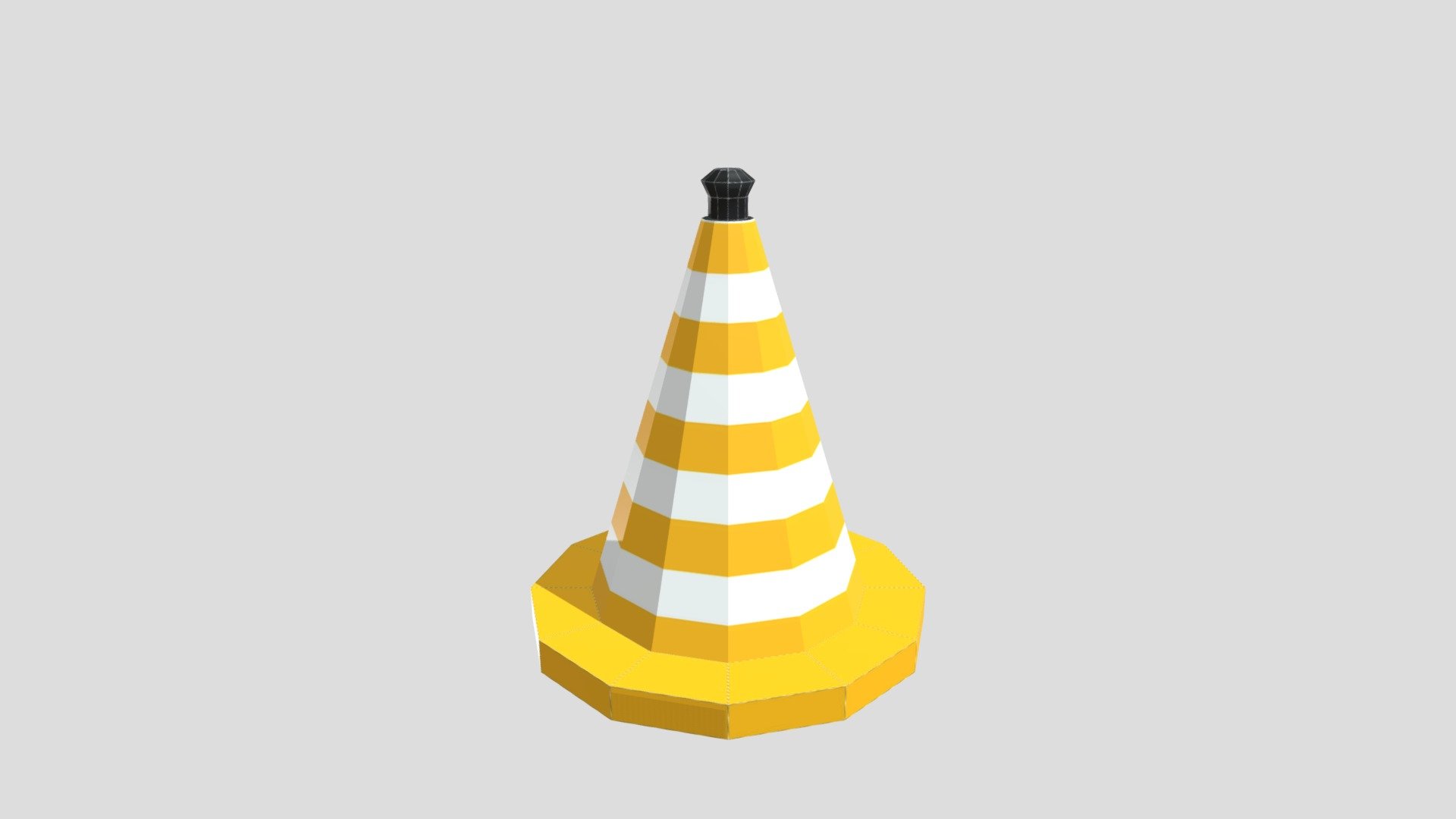 traffic cone - 3D model by Veronika Kondratiuk (@ZeFirka01) [dfe8c78 ...