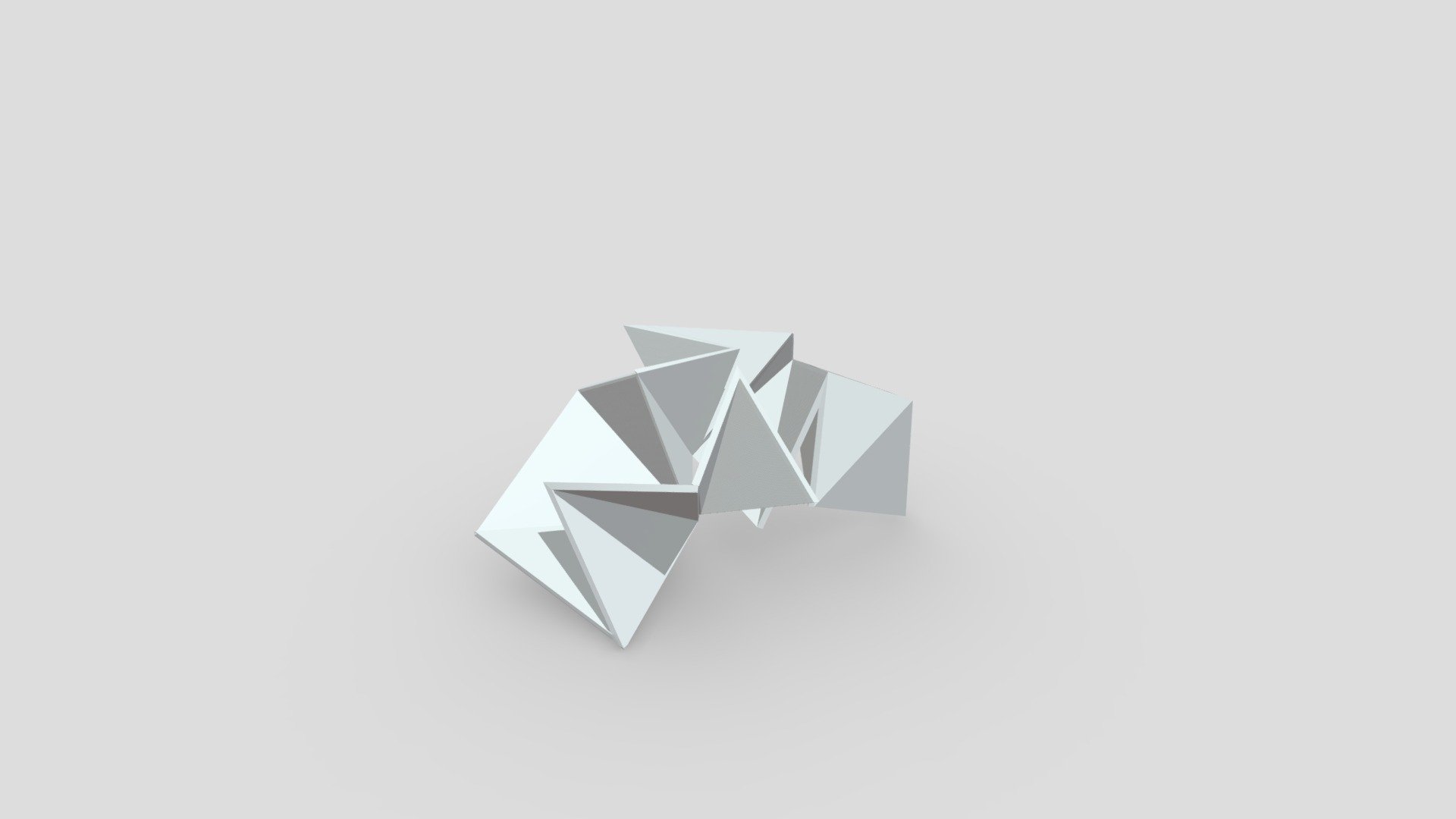 Pyramid Fold - 3D model by Piyush Nawade (@piyushn) [dfe8cd7] - Sketchfab