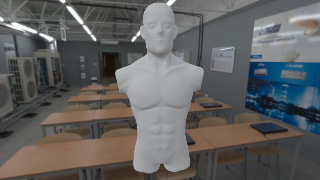 Anatomy practice #1 (Head and Torso) - 3D model by SebasPanda [dfee01f ...