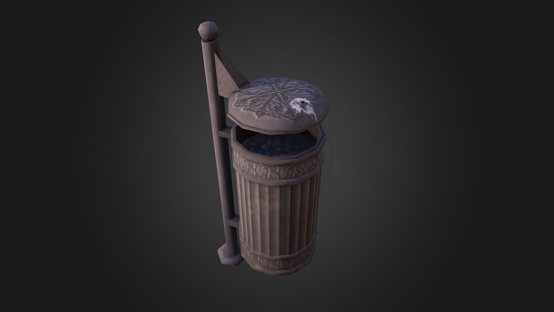 Low Poly Bin - 3D model by Milan De Laet (@MilanDeLaet) [dff030c ...