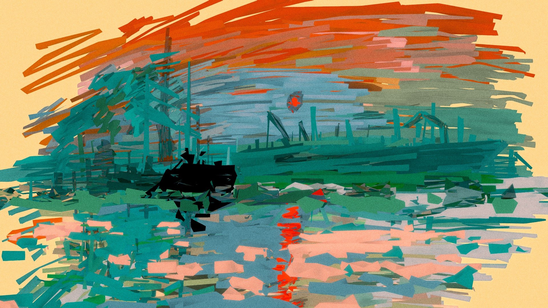 Claude Monet's Impression Sunrise - 3D model by sy-kim [dff0d09 ...