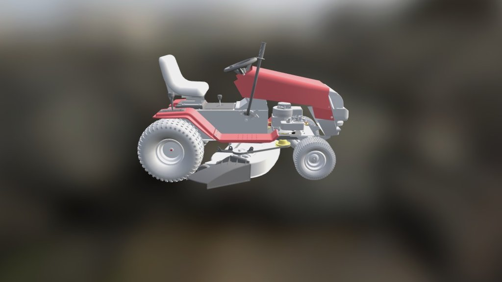 Riding-mower-assemblystpstep-auto-generated - 3D model by settimio ...