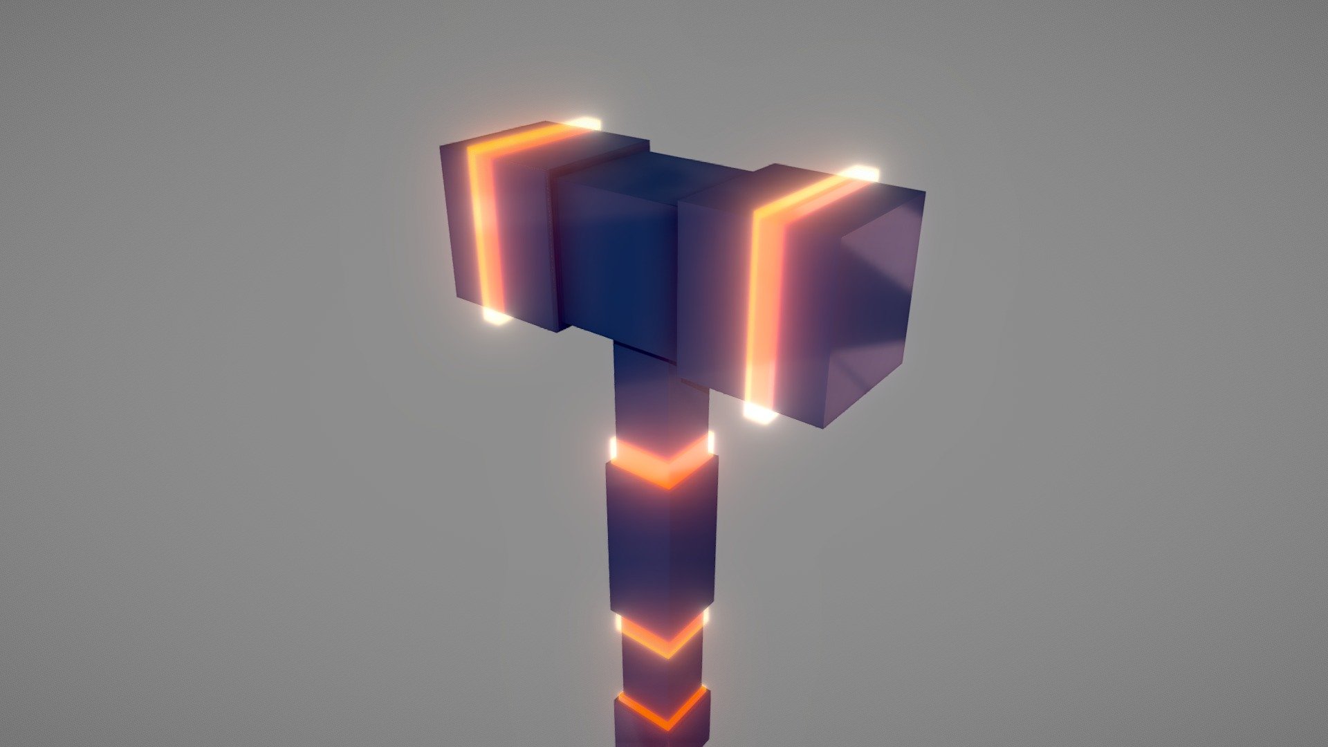 Futuristic Hammer - 3D model by wenomechainsama (@paidcontroller786 ...
