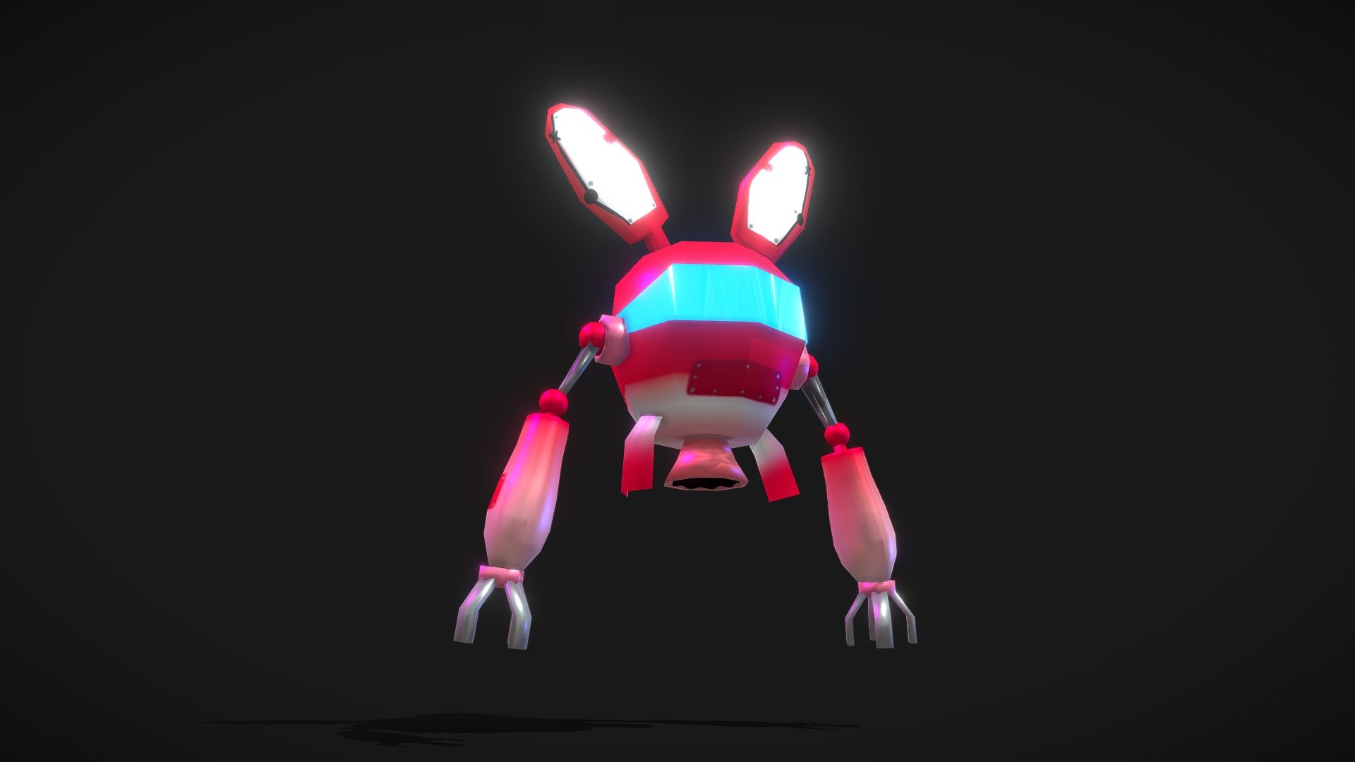 Animated Rabbit Robot - 3D model by Constanza_Valenzuela ...