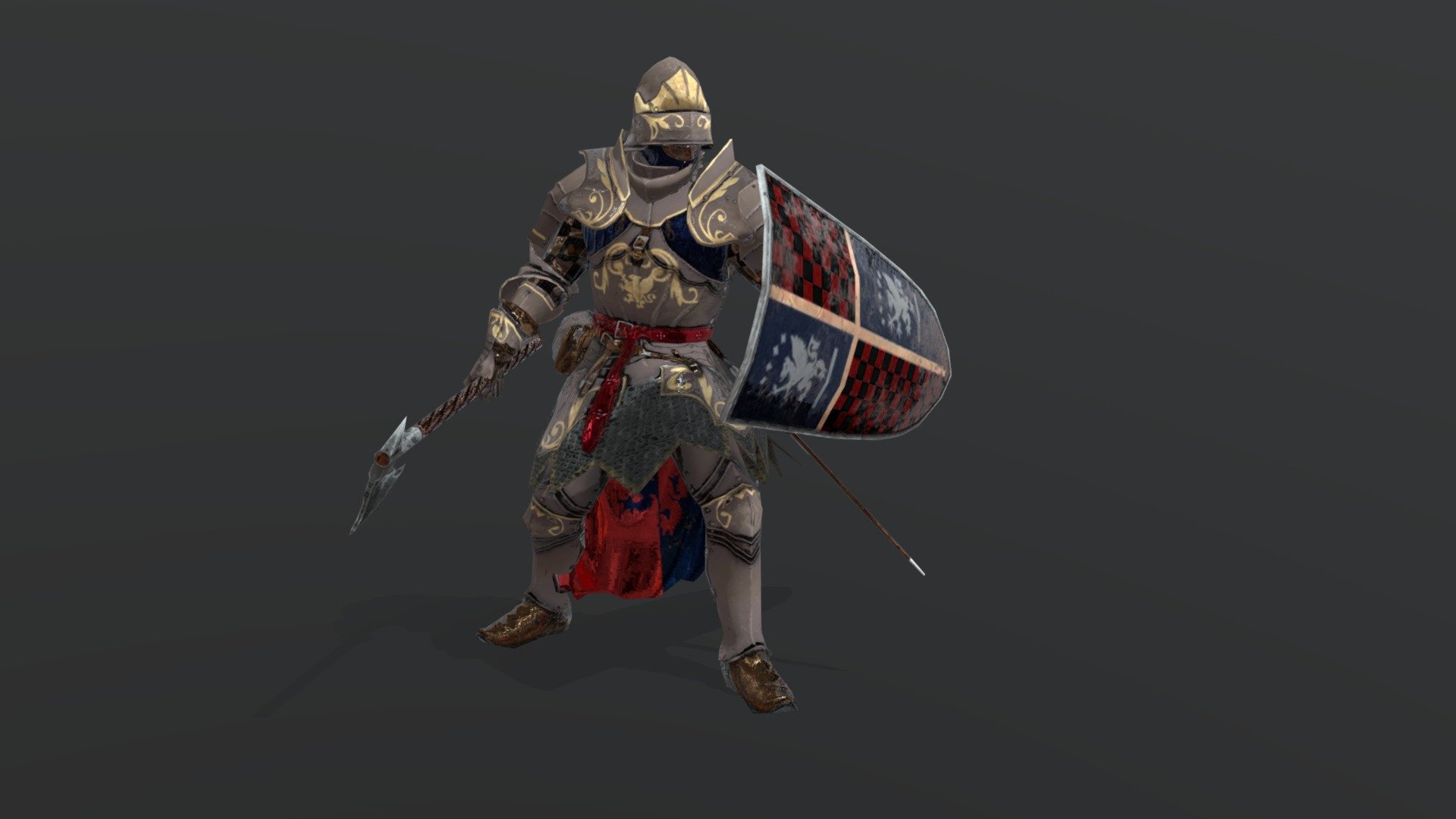 Chevalier Myrmidon - 3D model by xiaobao521 [dff4400] - Sketchfab