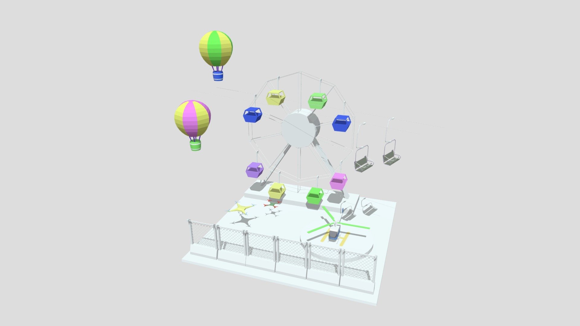 playground - 3D model by kapohk [dff4adb] - Sketchfab