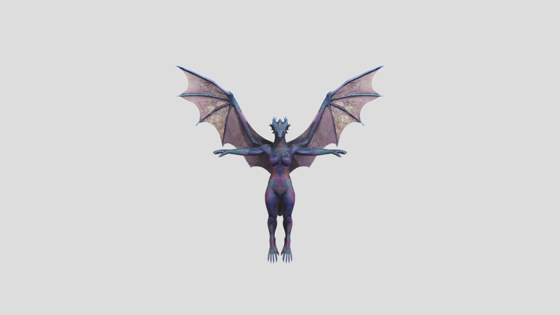 Dark dragon space villain Warcraft style - Download Free 3D model by ...
