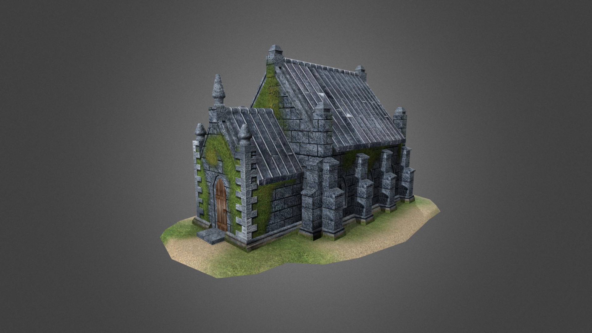Medieval Little Church - 3D model by CG Duck (@cg_duck) [dff5a53 ...