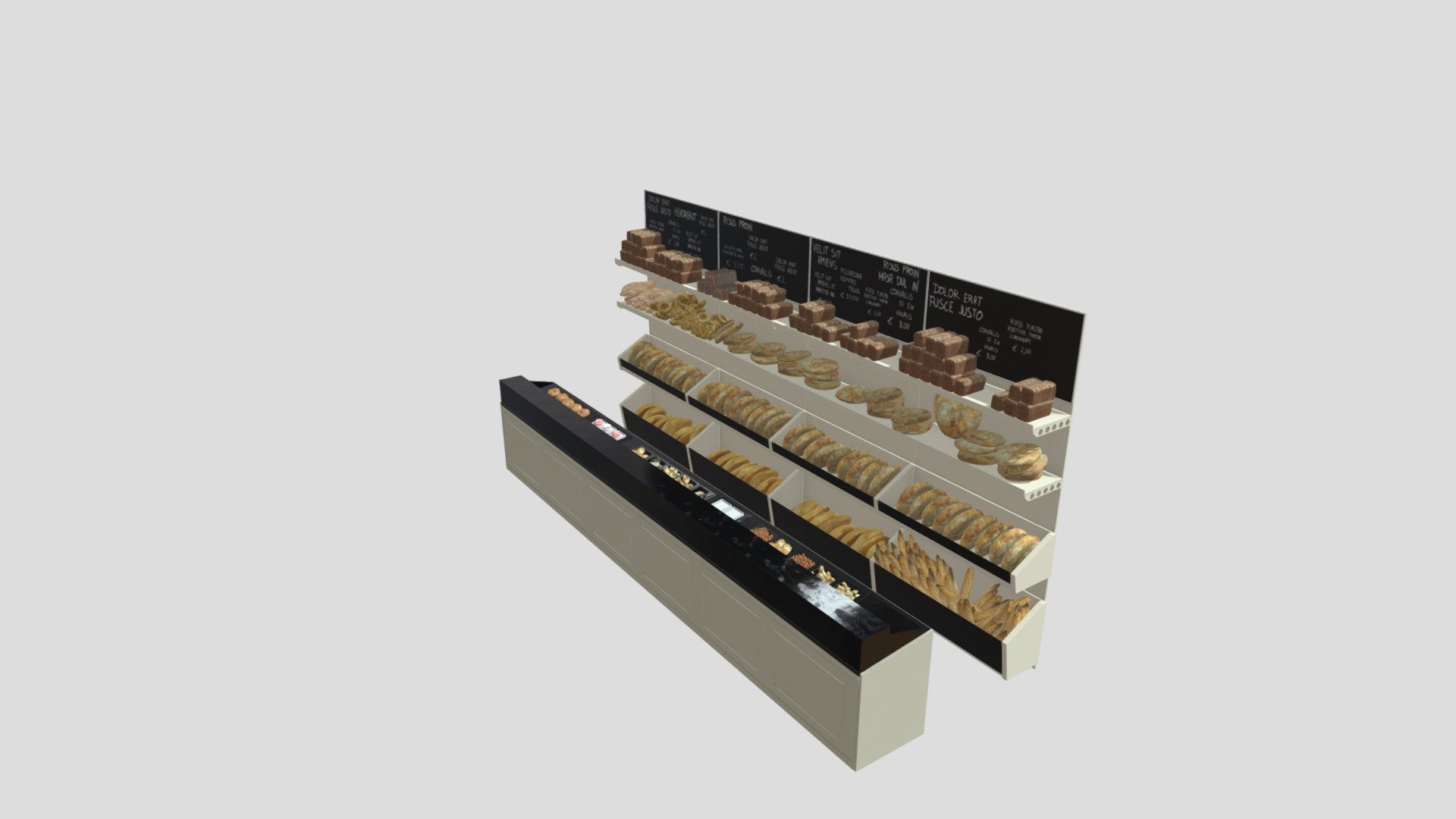 Store fixtures 8 AM216 Archmodels - Buy Royalty Free 3D model by ...