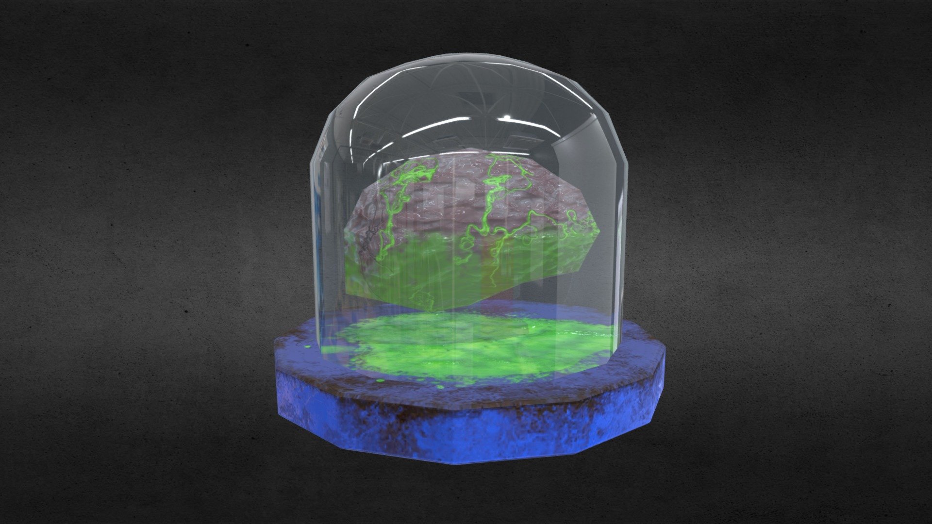 Toxic Brain in Jar - 3D model by neemmoo [dff8a57] - Sketchfab