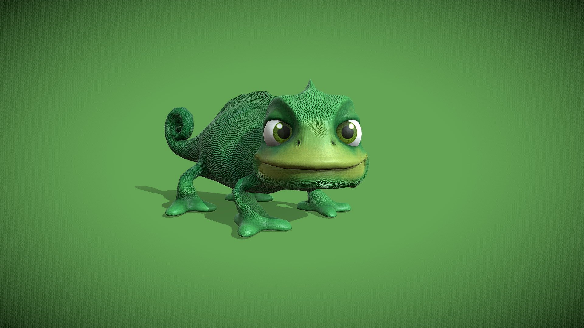 Cartoon Chameleon - Buy Royalty Free 3D model by 3DAnvil [dff8ba6 ...