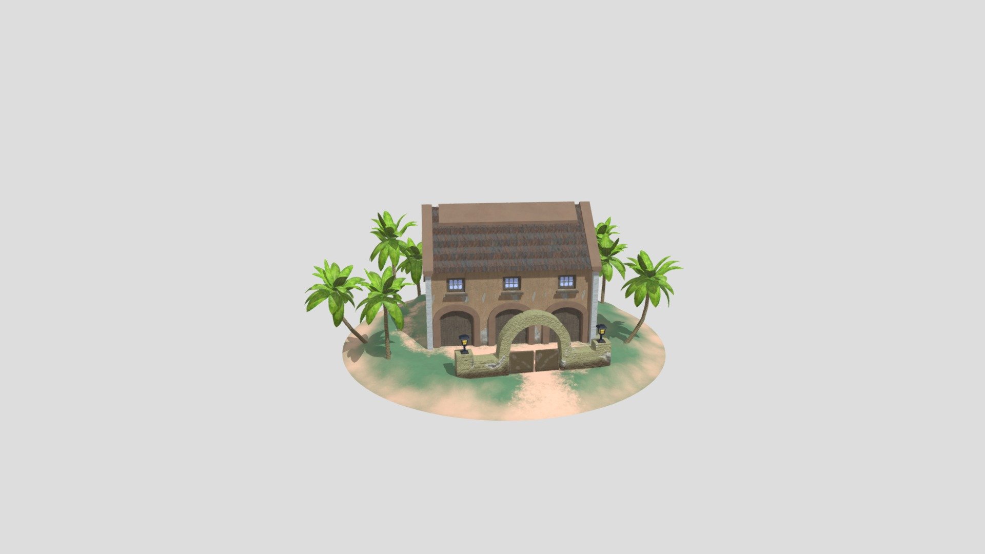 Island Model - 3D model by Caroline Morian (@ObvShi) [dffb19e] - Sketchfab