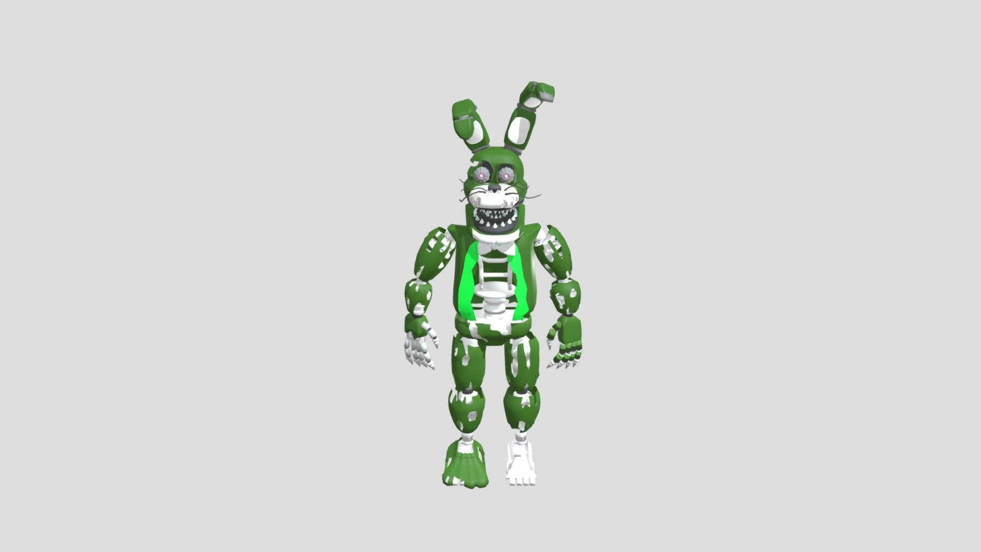Gotta Sweep Nightmare Bonnie - Download Free 3D model by MustyDucky ...