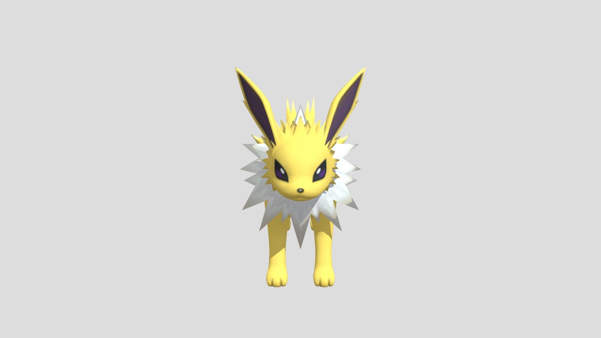Jolteon - Download Free 3D model by 31schrci [dffcb51] - Sketchfab