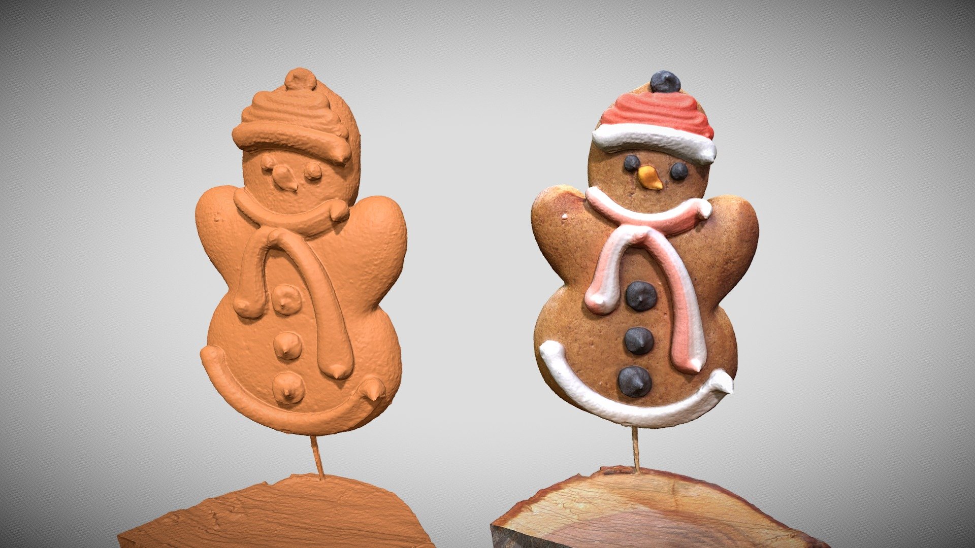 Gingerbread-man - Download Free 3D model by OpenMVS [dffe2b2] - Sketchfab