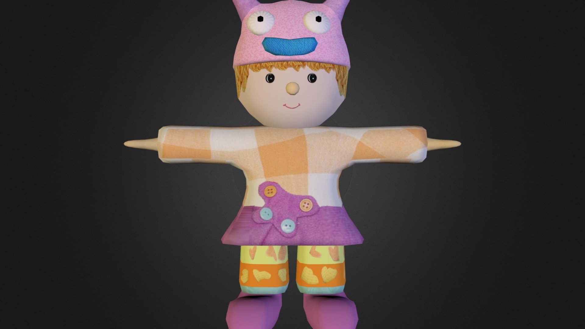 Doll03 - 3D model by annamomoko [dhmEV36] - Sketchfab
