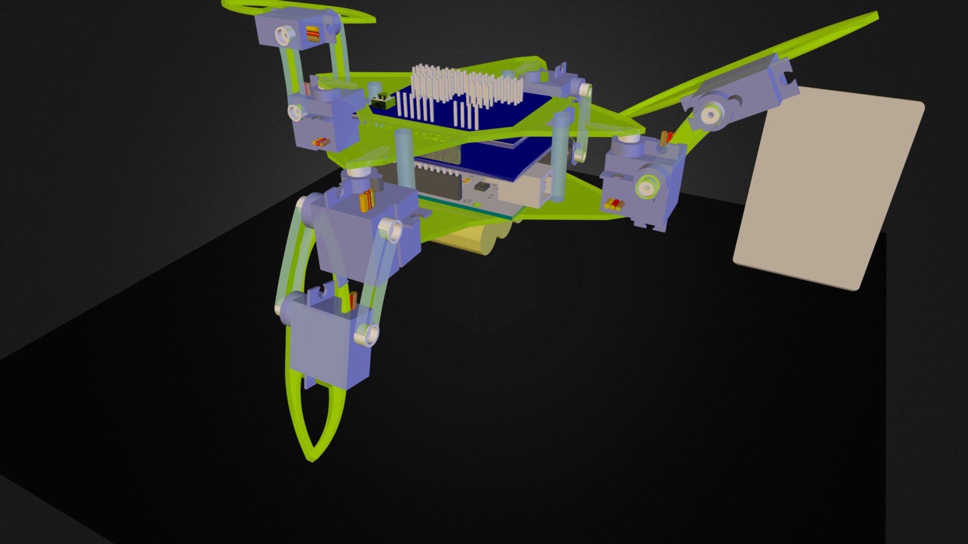 Quadruped Update - 3D model by UK23 (@ripper121) [dkBLTDF] - Sketchfab