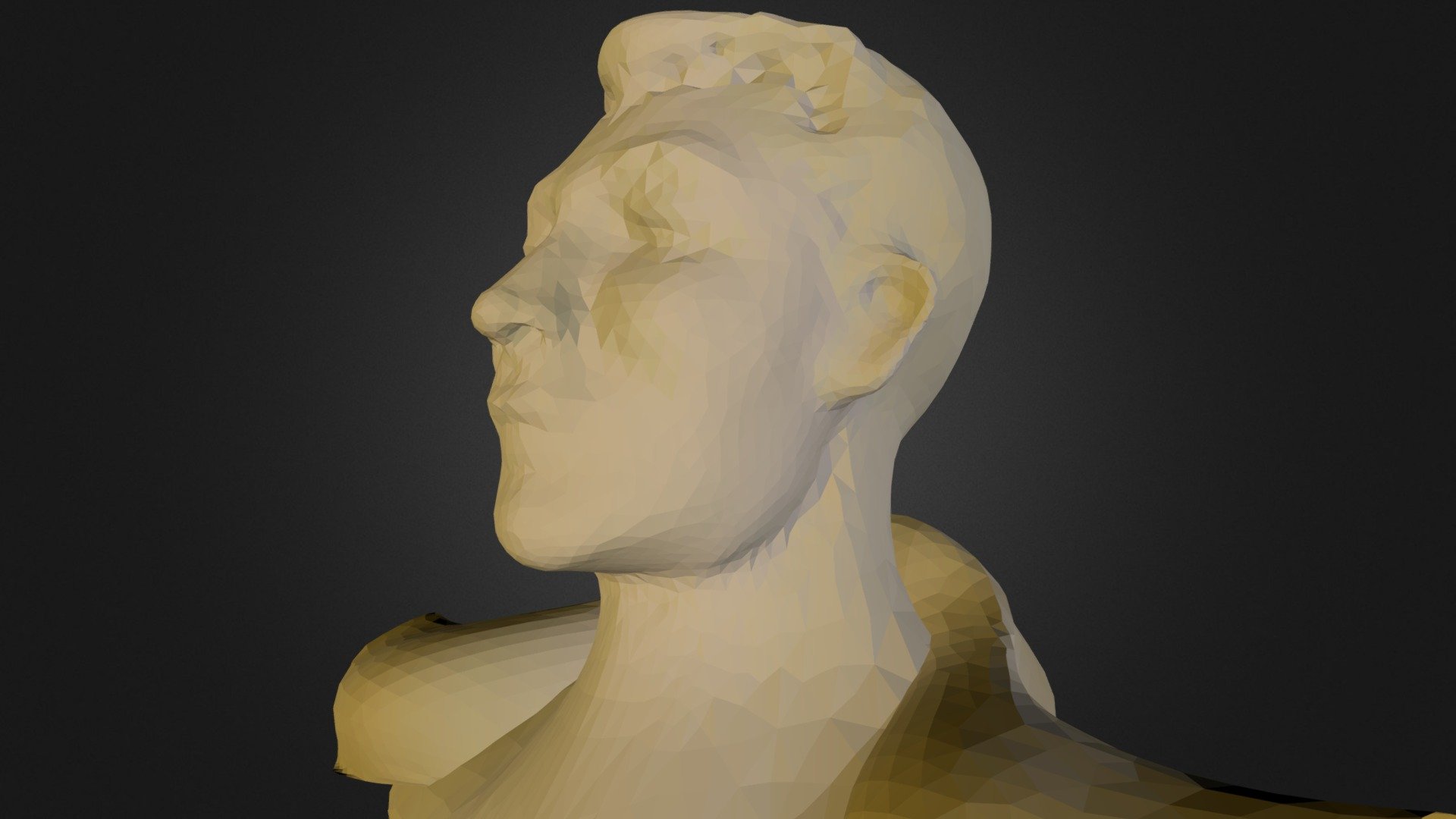 head study 2 - 3D model by Ma. Cecilia Leonor M Gendrano (@Gendrano ...