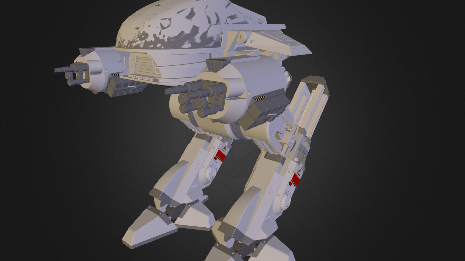 ED-209 - 3D model by COSEDIMARCO [dzAjXU1] - Sketchfab